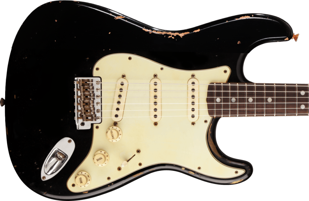 CUSTOM-MADE 1960 Stratocaster Heavy Relic /Aged Black
