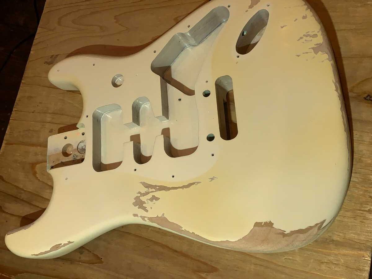 CUSTOM-MADE Stratocaster Relic / Aged Olympic White