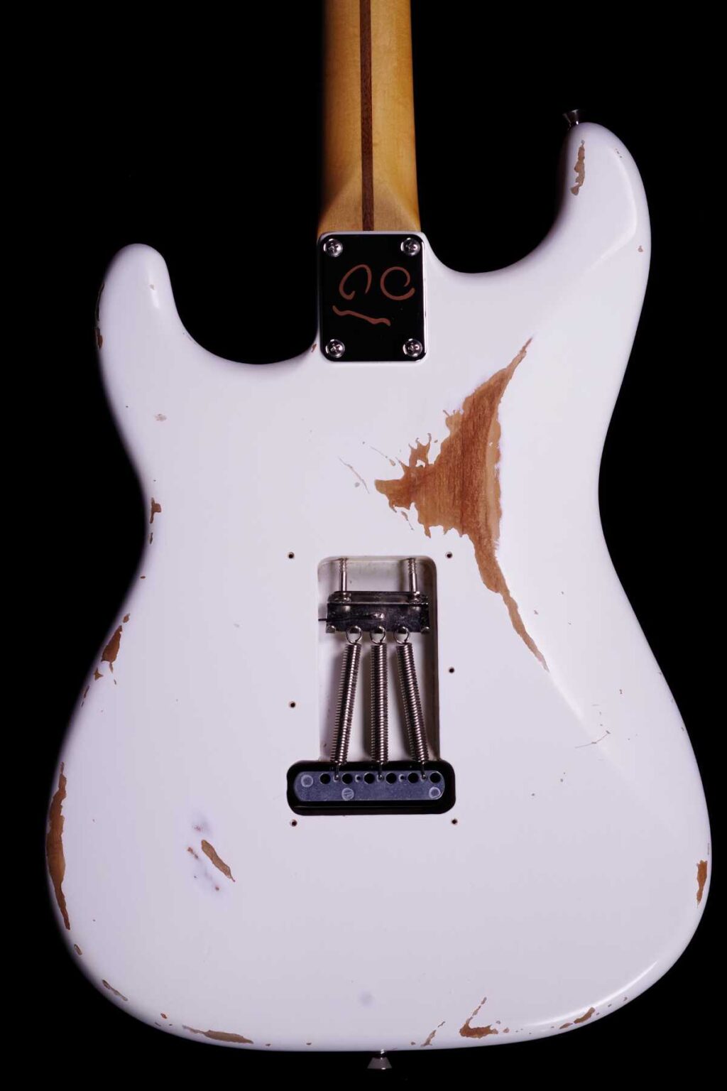 CUSTOM-MADE Stratocaster Heavy Relic Aged Olympic White